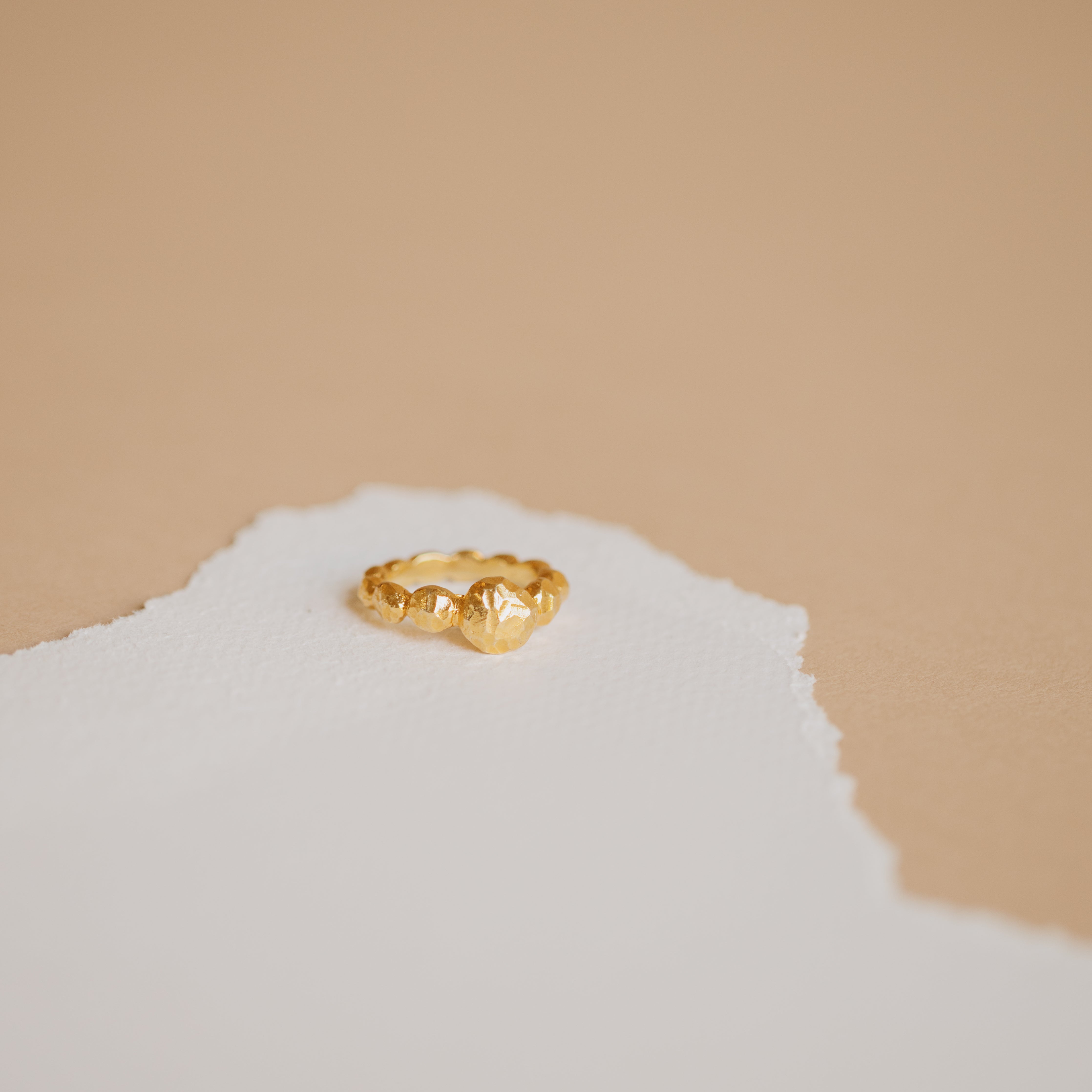 Gold Rock Ring – LuisaNovaisJewellery